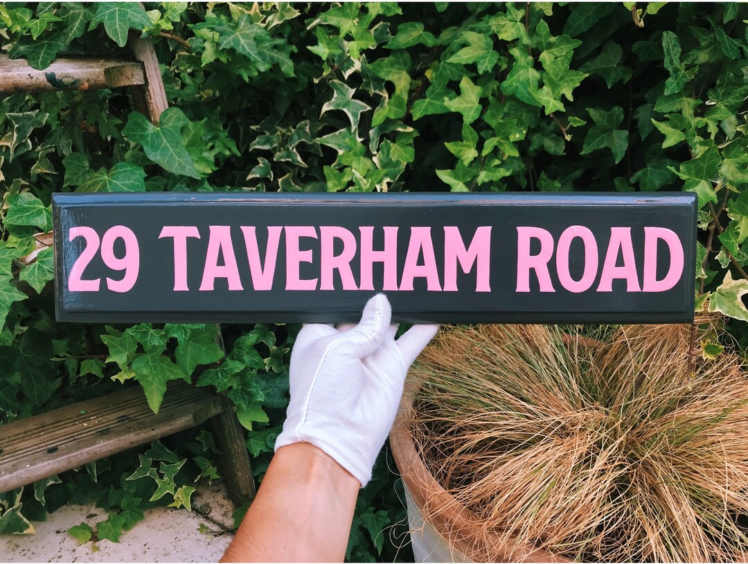 Hand Painted House Sign (2-tone 50cm) - Etsy