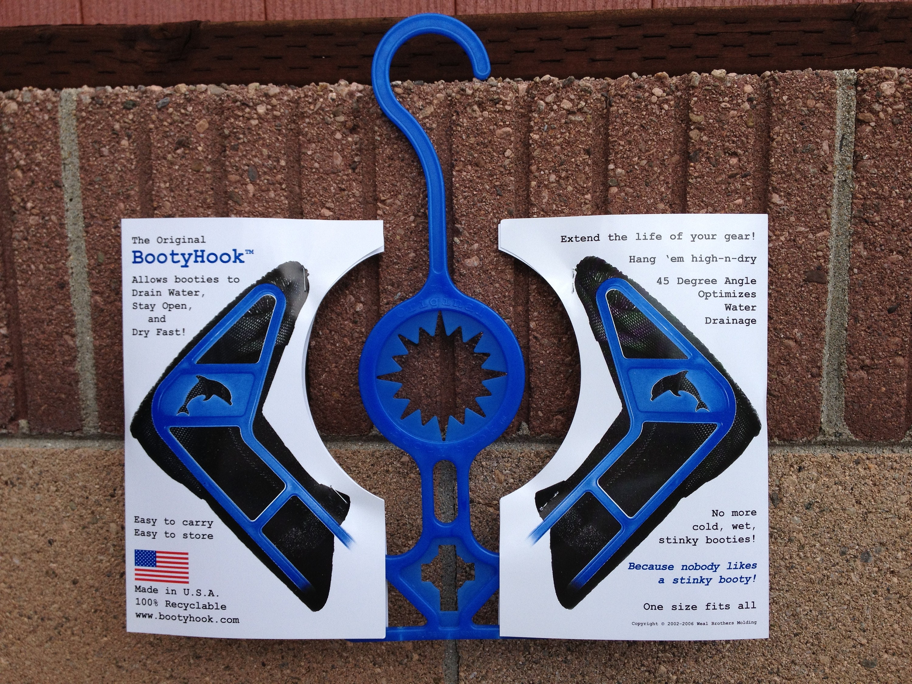 The Original BOOTYHOOK ™ Allows Booties to Drain Water, Stay Open, and ...