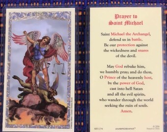 St Michael the Archangel Prayer Printable Wall Art St Michael Prayer ...