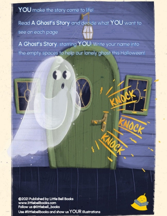 A Ghost's Story, Children's Books,halloween Story, Activity Book ...