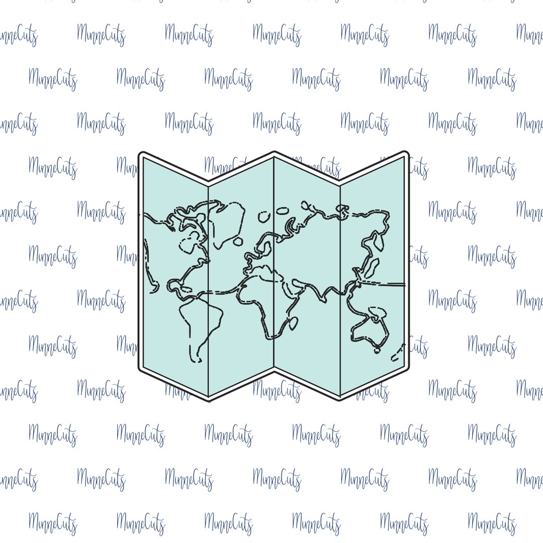 Map Cookie Cutter - Etsy