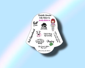Planner Stickers Planner Meetup Contact Cards Custom - Etsy