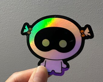 BTS Wootteo the Astronaut Jin 2.53 Waterproof Holographic Sticker - Etsy