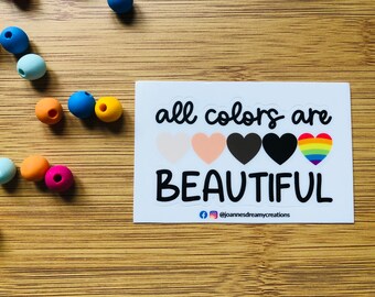 All Colors Are Beautiful | Etsy
