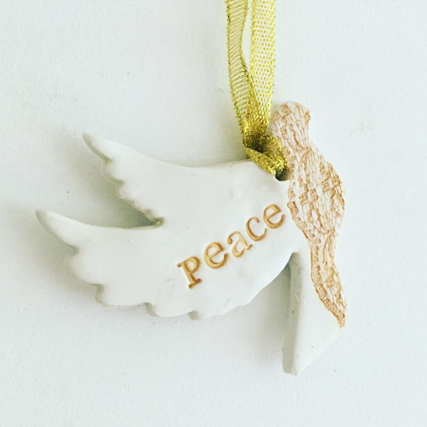 Set of Four Dove Christmas Tree Decorations Dove Christmas - Etsy UK