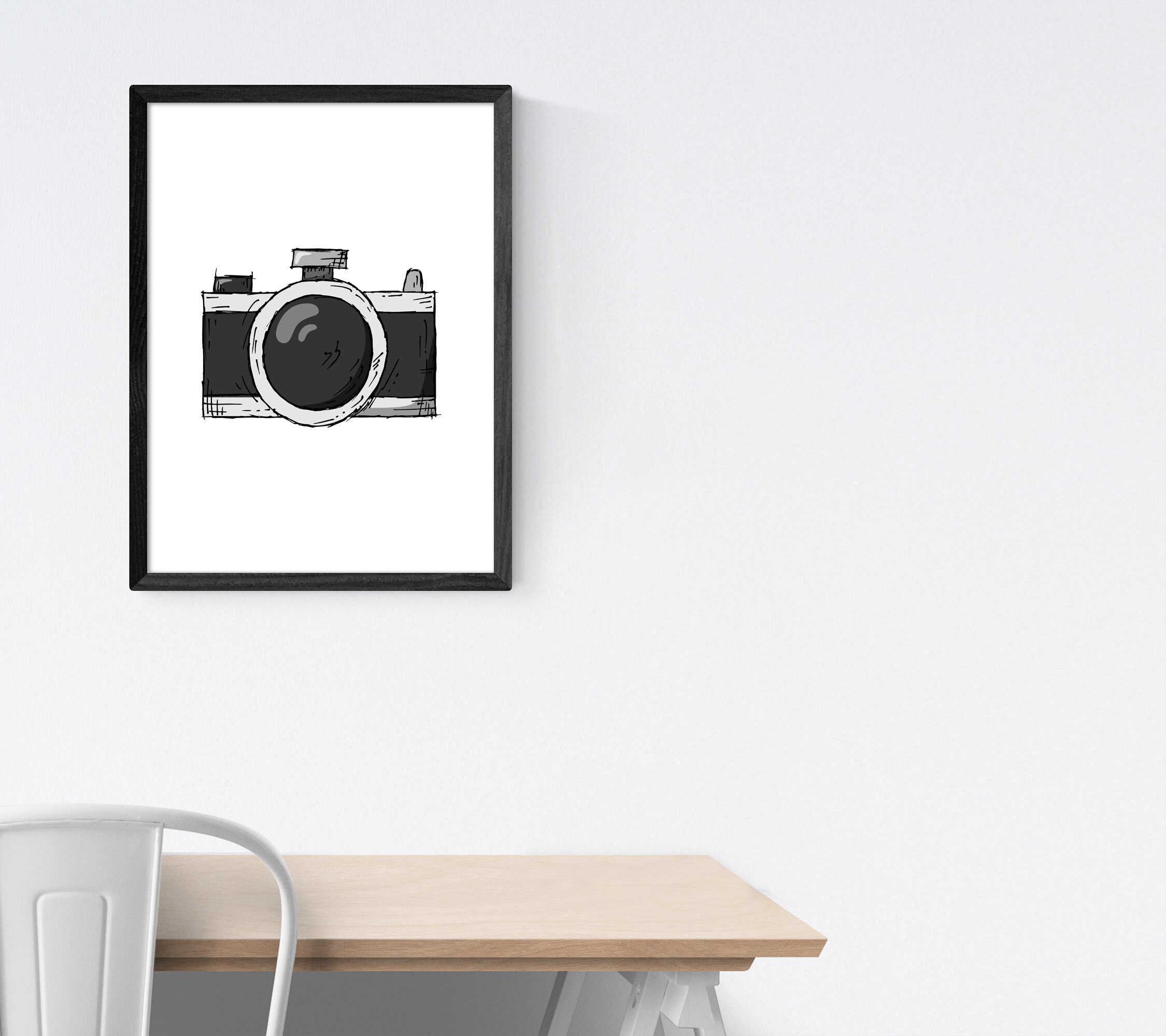 Camera Wall Art Printable Wall Art Digital Download - Etsy