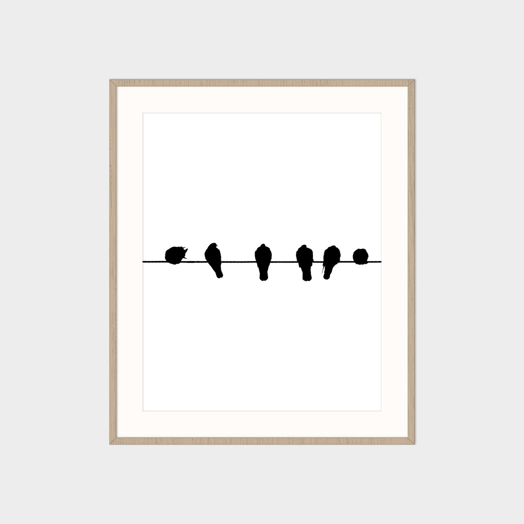 Bird Wall Art, Printable Wall Art Digital Download, Printable Art ...