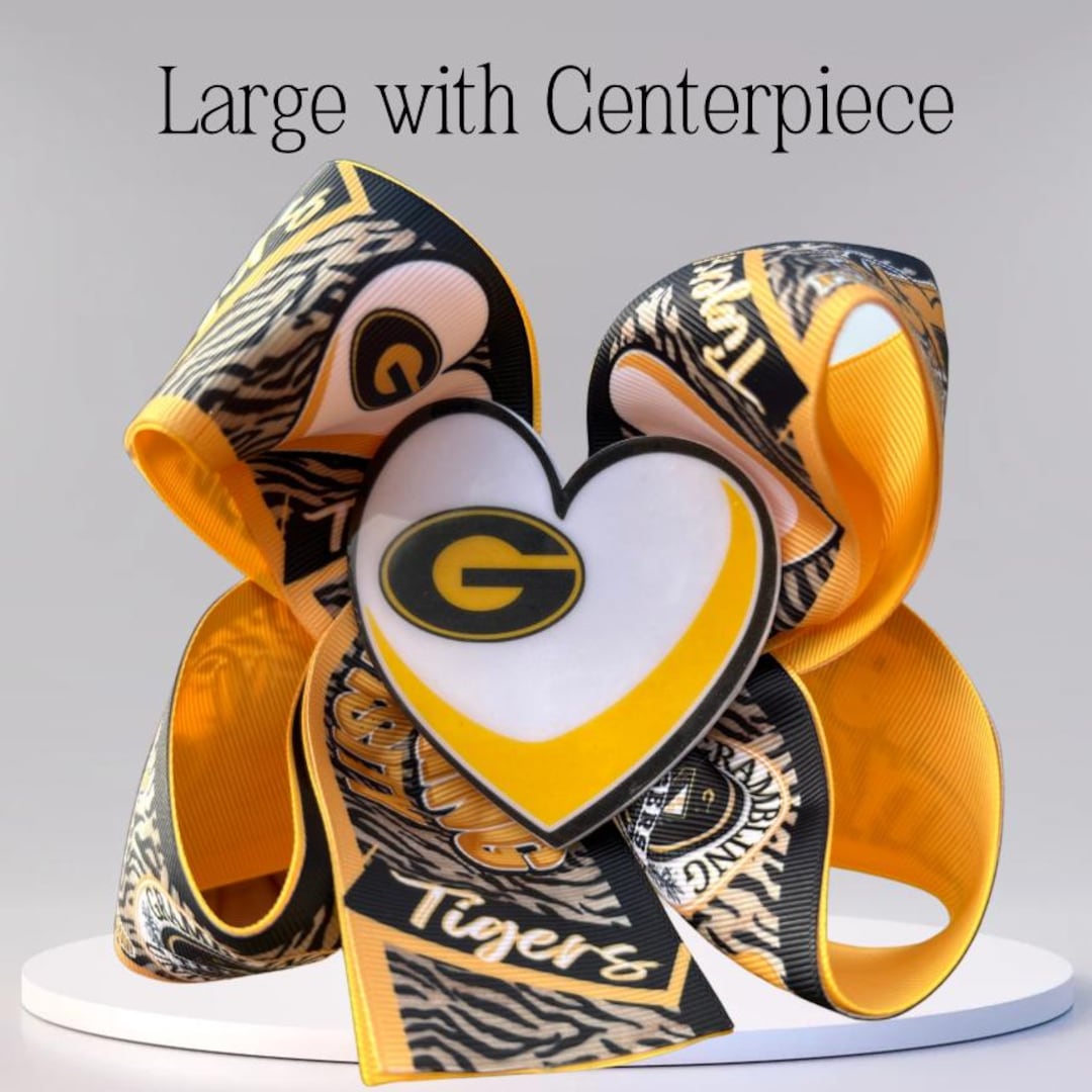 Grambling University, Grambling Tigers Hair Bow, SU Team Spirit Hairbow ...