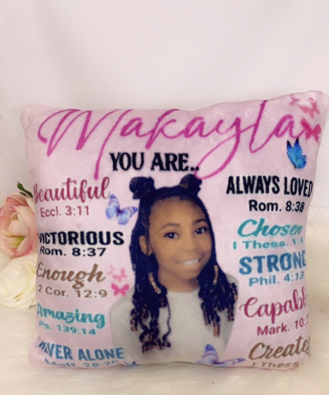 Think Positive Affirmation Pillow | Custom Affirmation Gift - Etsy