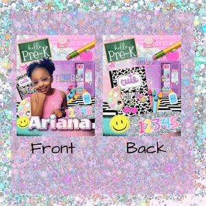 Photo Composition Notebook, Pink Design Notebook, Back to School ...