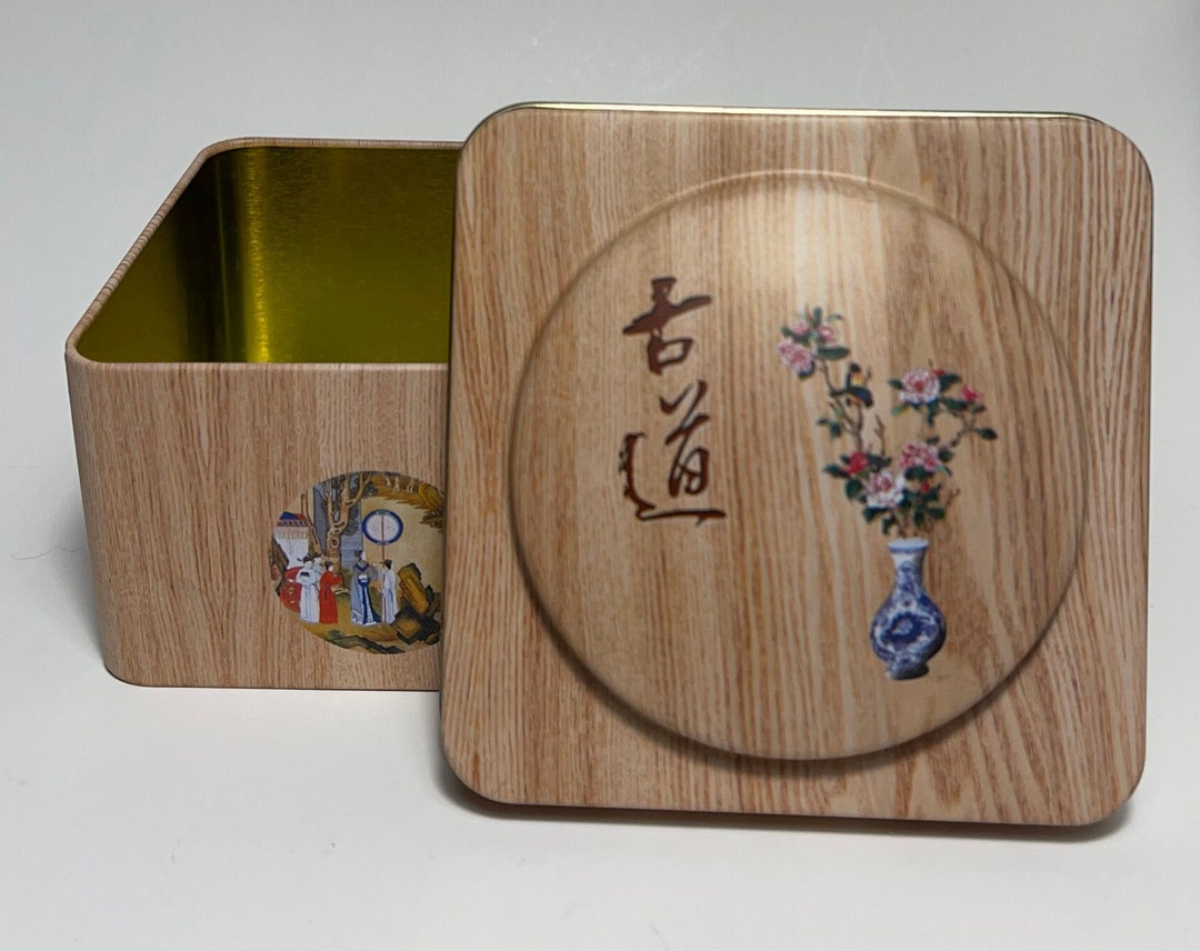 Asian Floral Decorative Metal Tin Vintage Storage Tins - Etsy