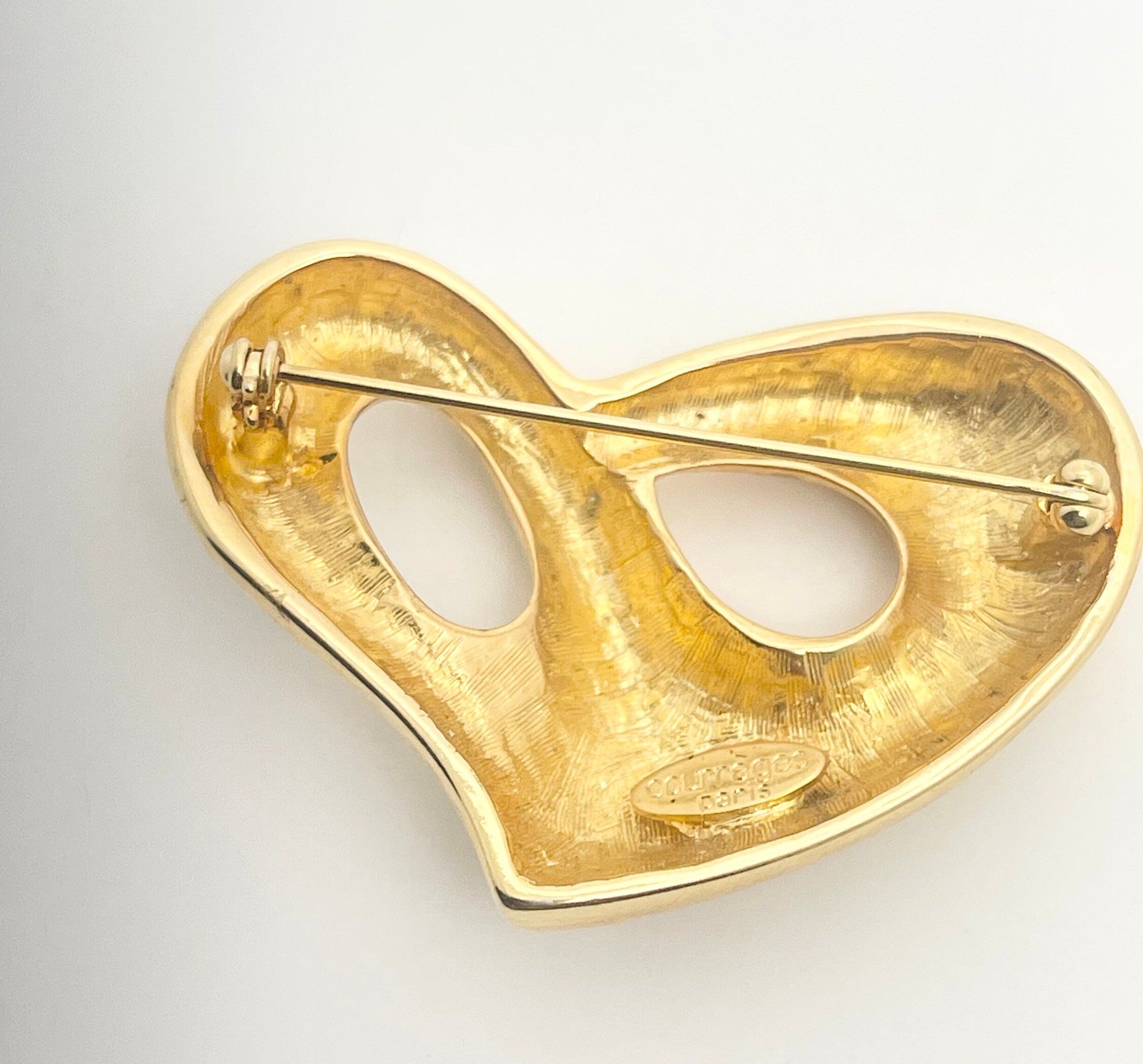 Courreges Modernist Brooch, Estate Collection, Fine Jewelry, Vintage ...