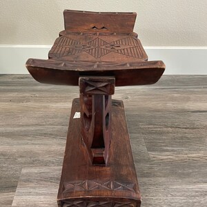 East African Chief Stool, Hand-carved Single Block Wood, KENYA, Ashanti ...