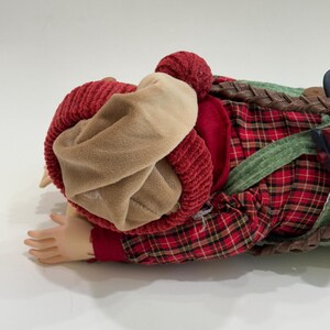 Vintage Sleeping Christmas Elf, Napping Elf, Retro Christmas Decor ...