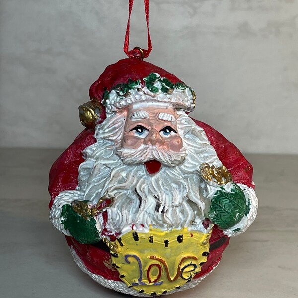 Rolly Polly Santa - Etsy