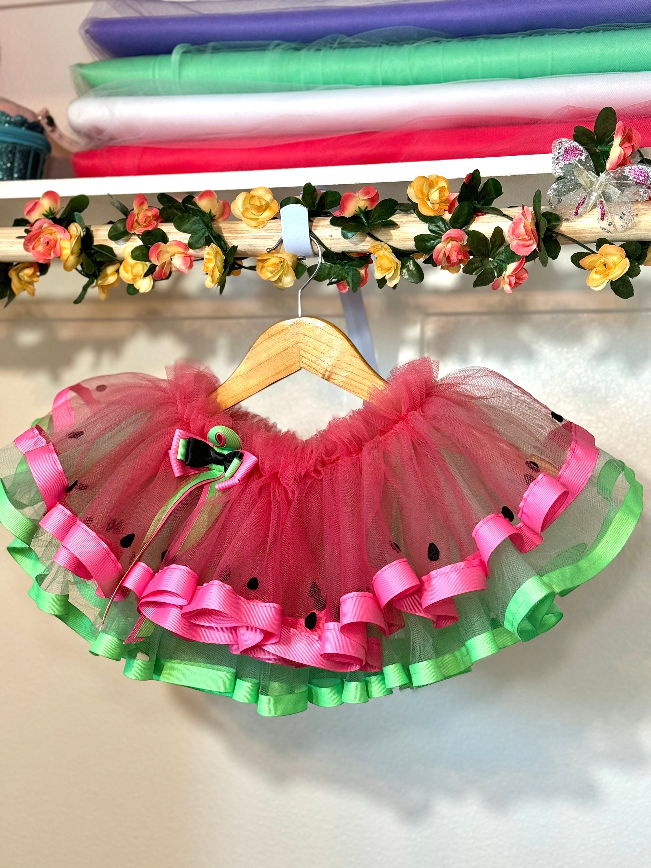 Sweet watermelon Wonderland Tutu Girl's Size 4T/5T, Handmade Tutus - Etsy
