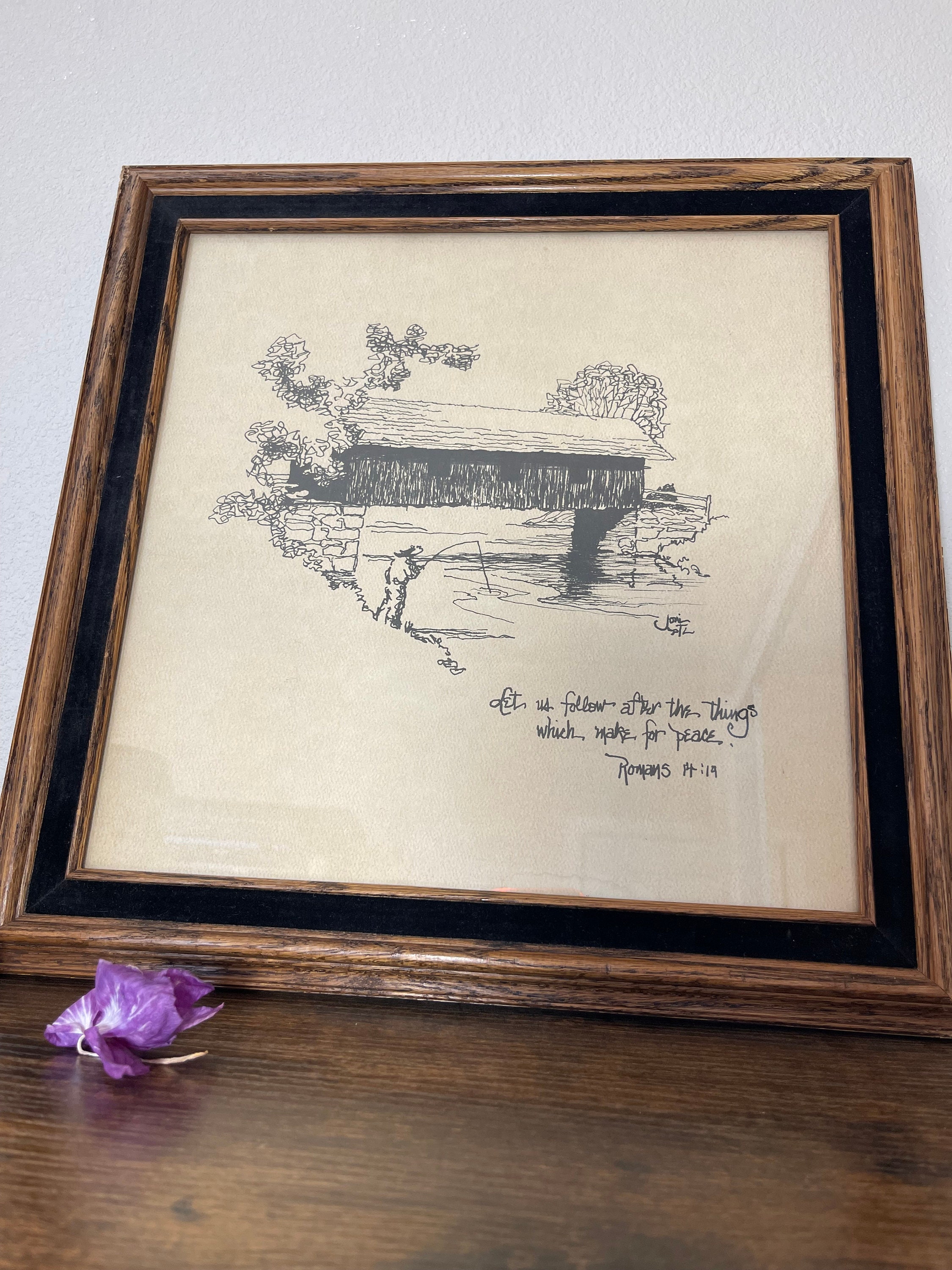 Joni Eareckson Tada follow After...peace Romans 14:19, Original Artwork ...