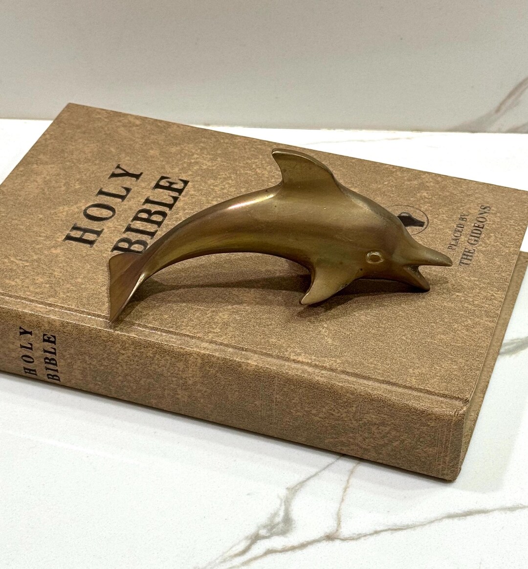 Antique Brass Dolphin Tropical Beach House Decor - Etsy
