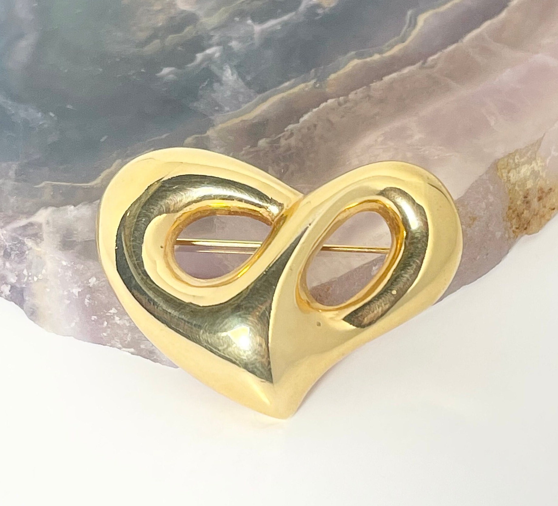 Courreges Modernist Brooch, Estate Collection, Fine Jewelry, Vintage ...