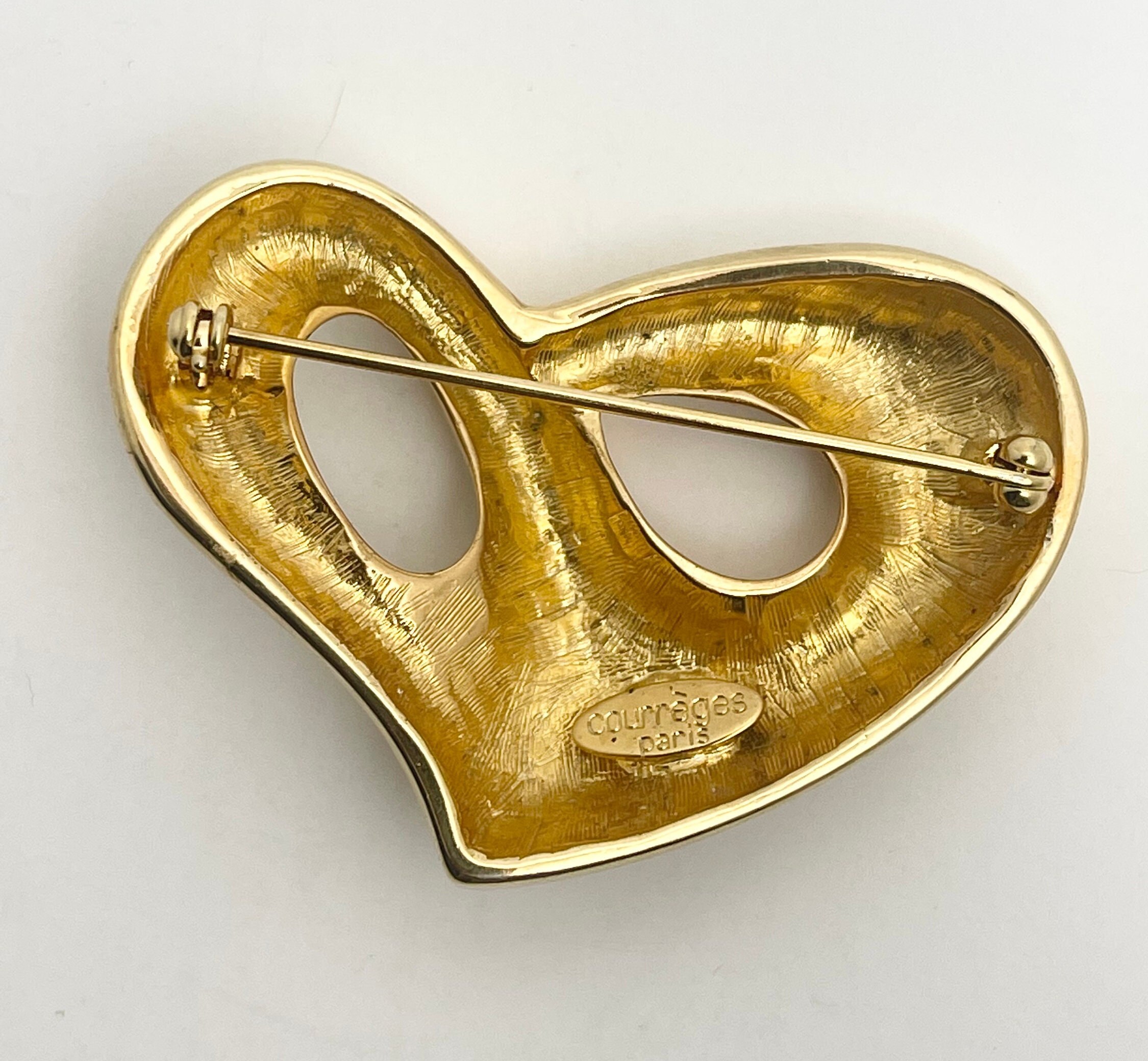 Courreges Modernist Brooch, Estate Collection, Fine Jewelry, Vintage ...