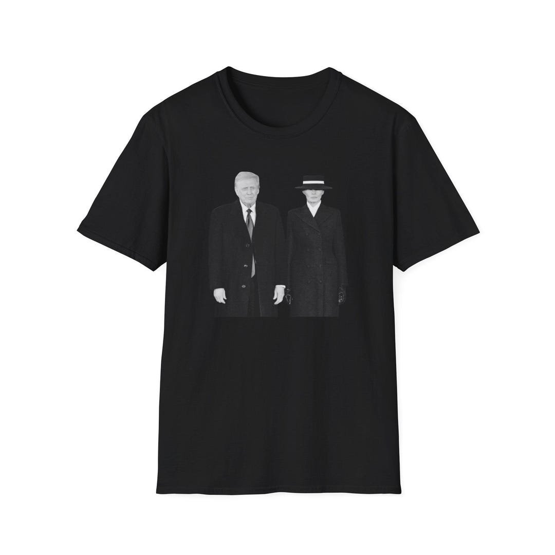 Donald Trump Melania Trump Inauguration Outfit T-shirt, Political Tee ...