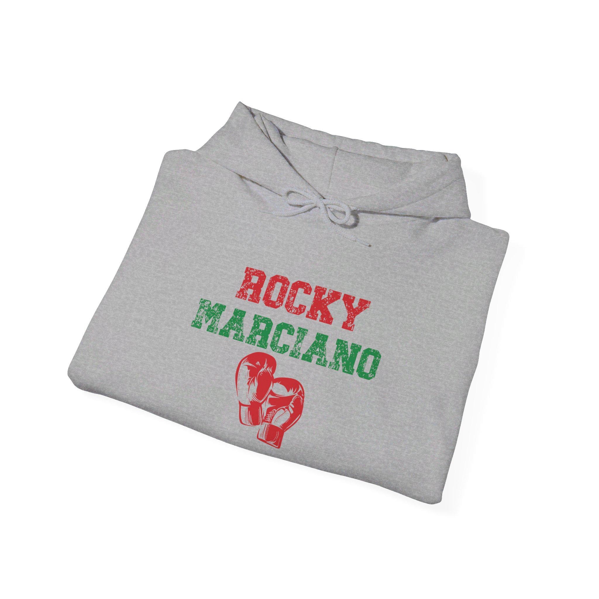 Rocky Marciano Hooded Sweatshirt, Boxing Champion Pullover, Athlete ...