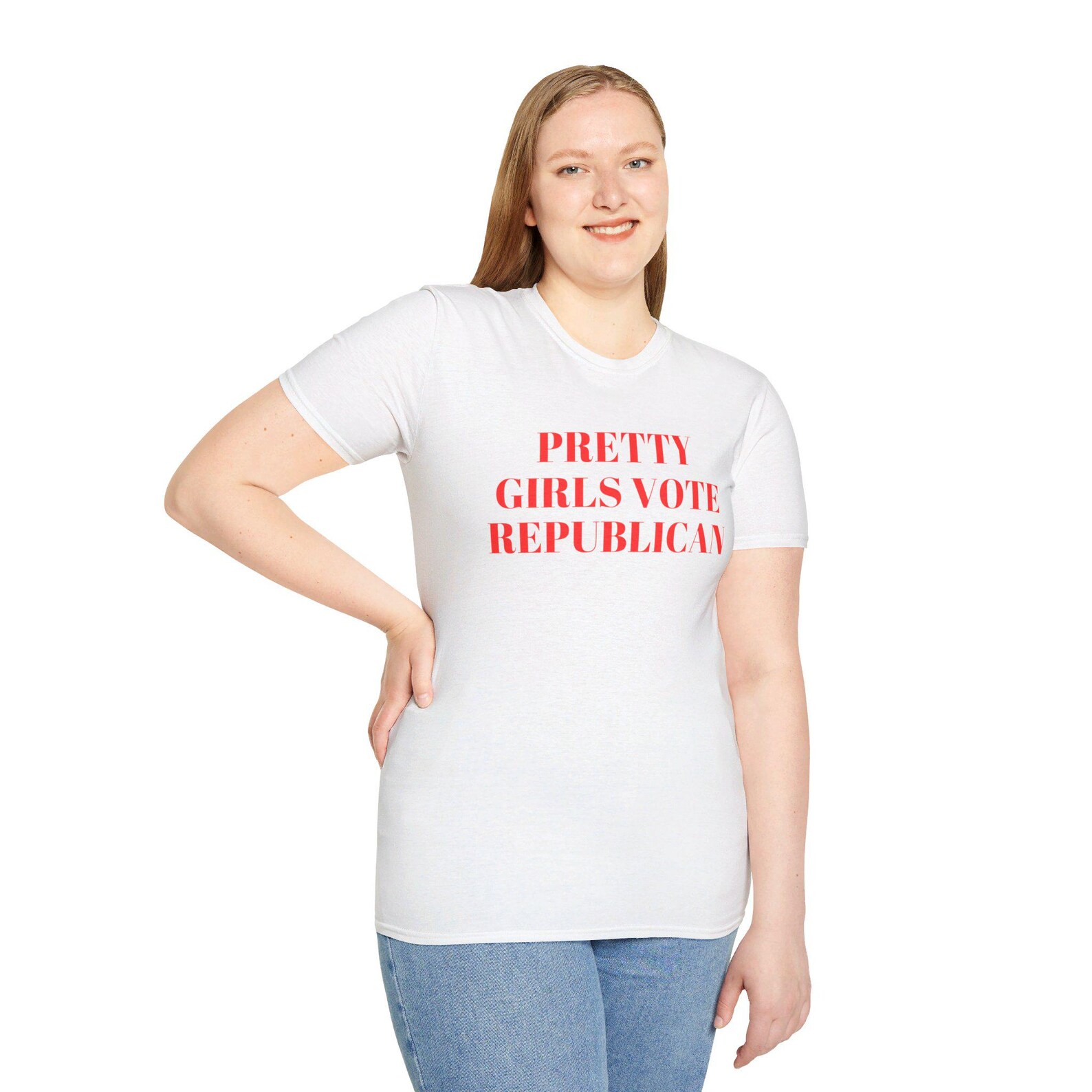 Pretty Girls Vote Republican Unisex Softstyle T-shirt, Election Season ...