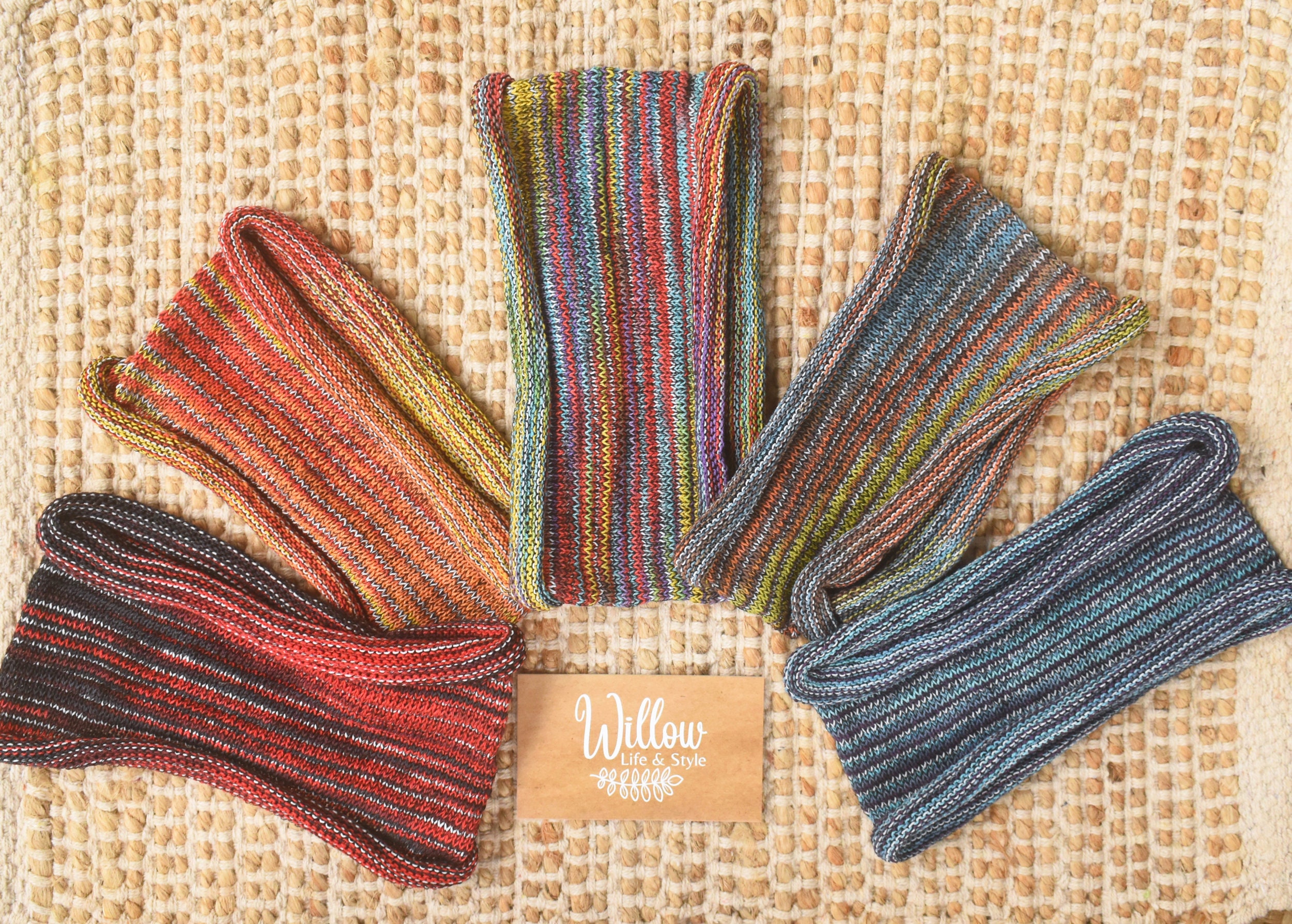 5 Head Band Bundle Soft Sturdy Cotton in an Array of Colours - Etsy