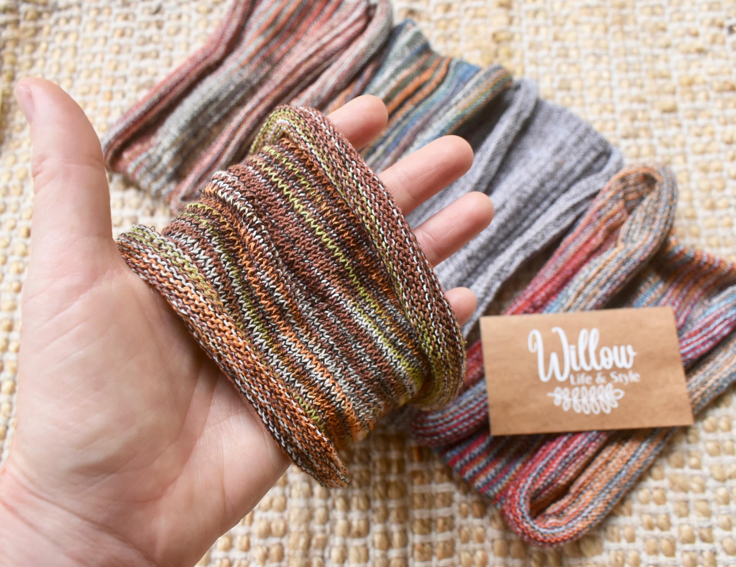 5 Headband Bundle Soft Sturdy Cotton in Earthy Tones Boho - Etsy