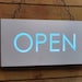 Lighted OPEN Sign With Color Changing LED Lights, Open Sign, Large ...