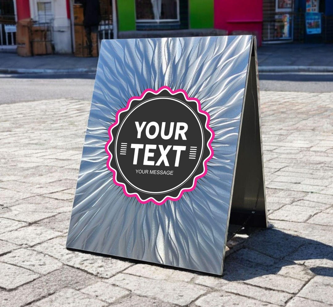 Metal A-frame Business Sign, Sandwich Board Sign, Business Sign for ...