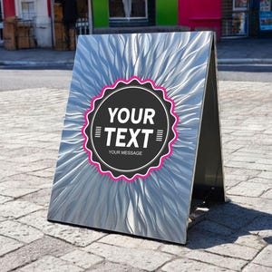 Metal A-frame Business Sign, Sandwich Board Sign, Business Sign for ...