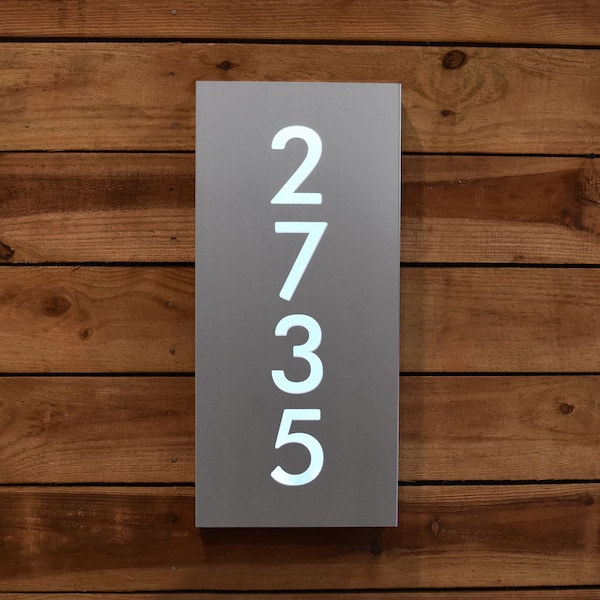Vertical House Numbers - Etsy