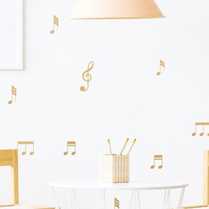Music Note Wall Decals | Vinyl Wall Decals | Music Notes | Music Room ...