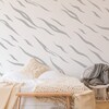 Line Drawing Corner Wall Decals, Accent Floral Line Drawing Corner ...