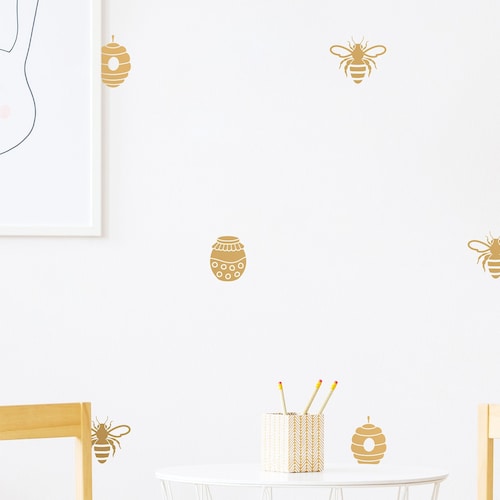 Save the Bees Wall Decals Bee Hive Wall Decals Bees Wall - Etsy