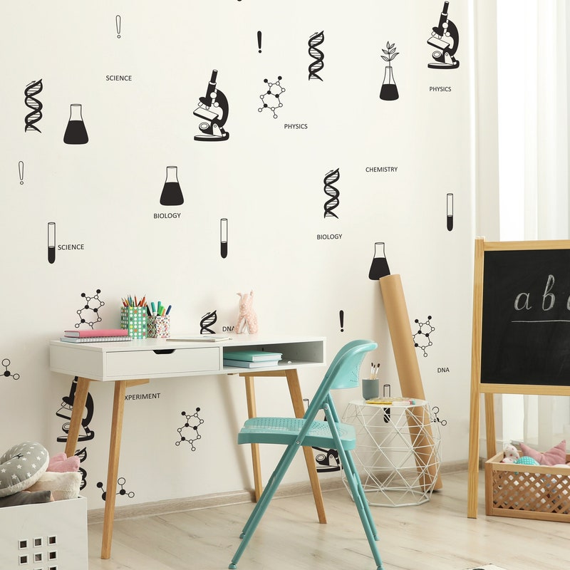 Science Wall Decals - Etsy