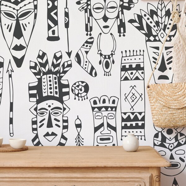 Tribal Wall Decor - Etsy