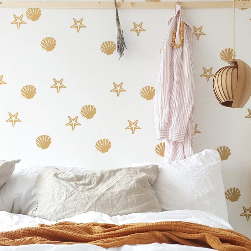 Scallop Wall Decal - Etsy