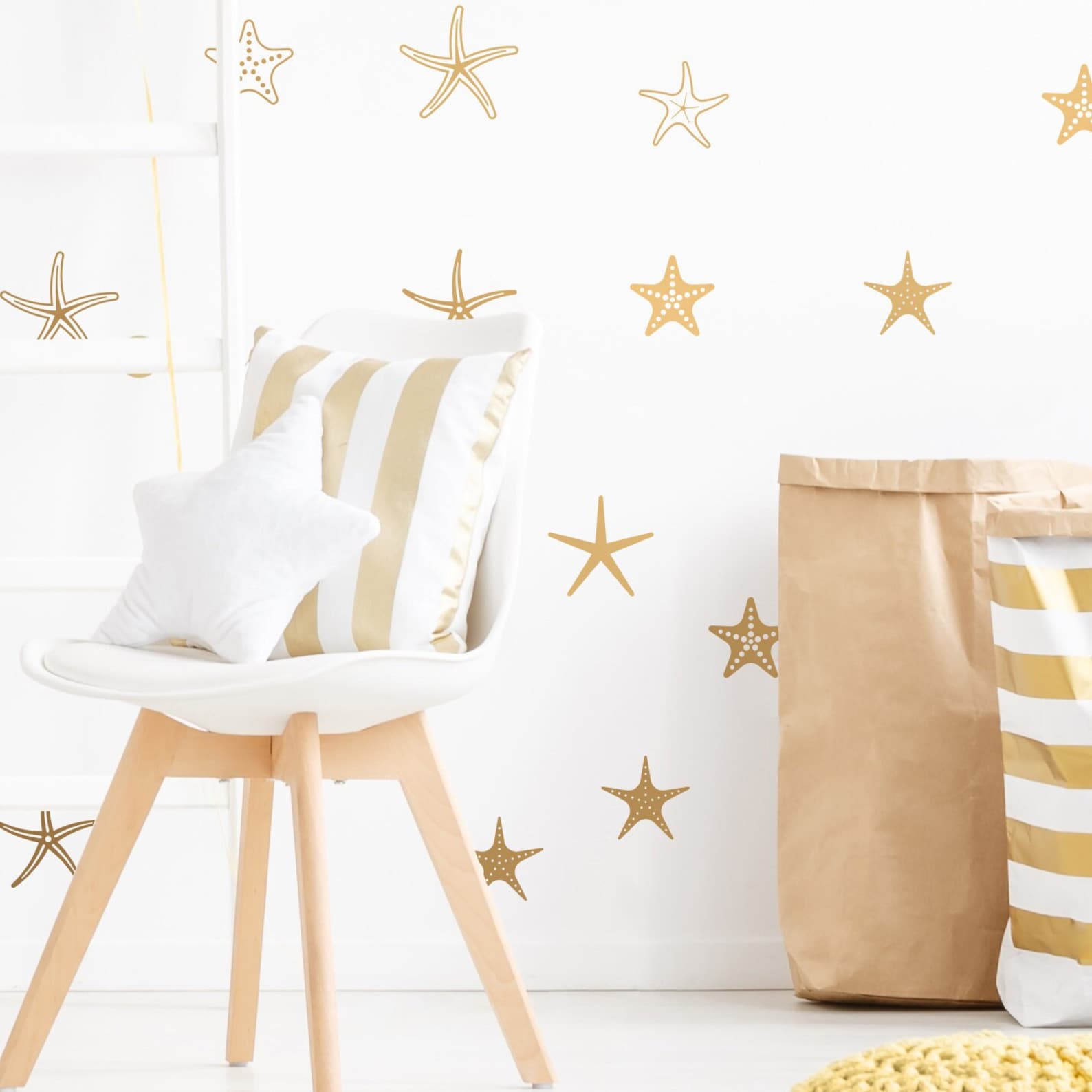 Sea Shell Wall Decals | Starfish Wall Decals | Shell Vinyl Stickers ...
