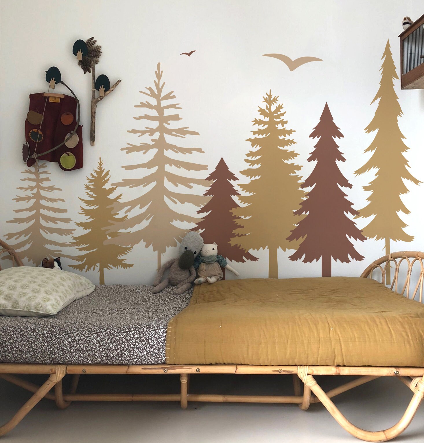 Tree Wall Decals Forest Decals Woodland Nursery Decor | Etsy Canada