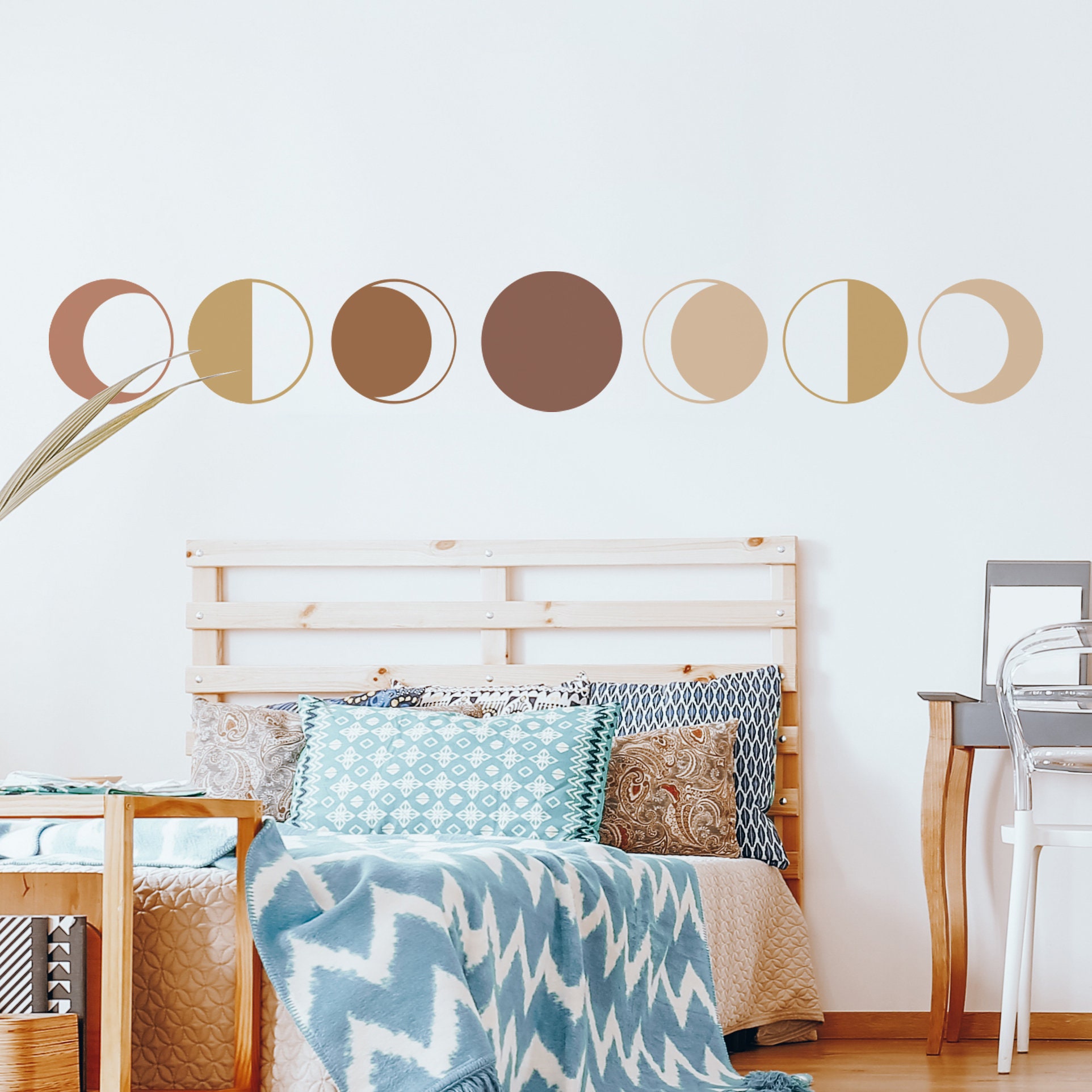 Moon Phases Wall Decals Modern Moon Phases Moon Phases - Etsy