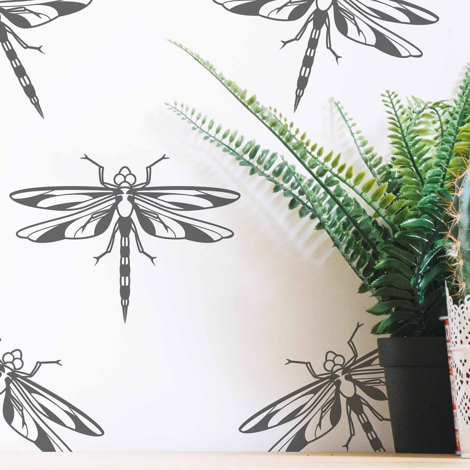 Dragonfly Wall Decals Insect Wall Art Dragonfly Removable - Etsy