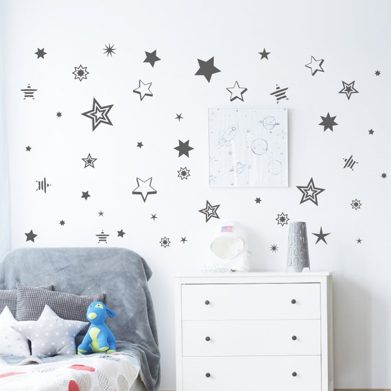 Star Wall Decor Star Wall Decals Star Stickers Nursery | Etsy