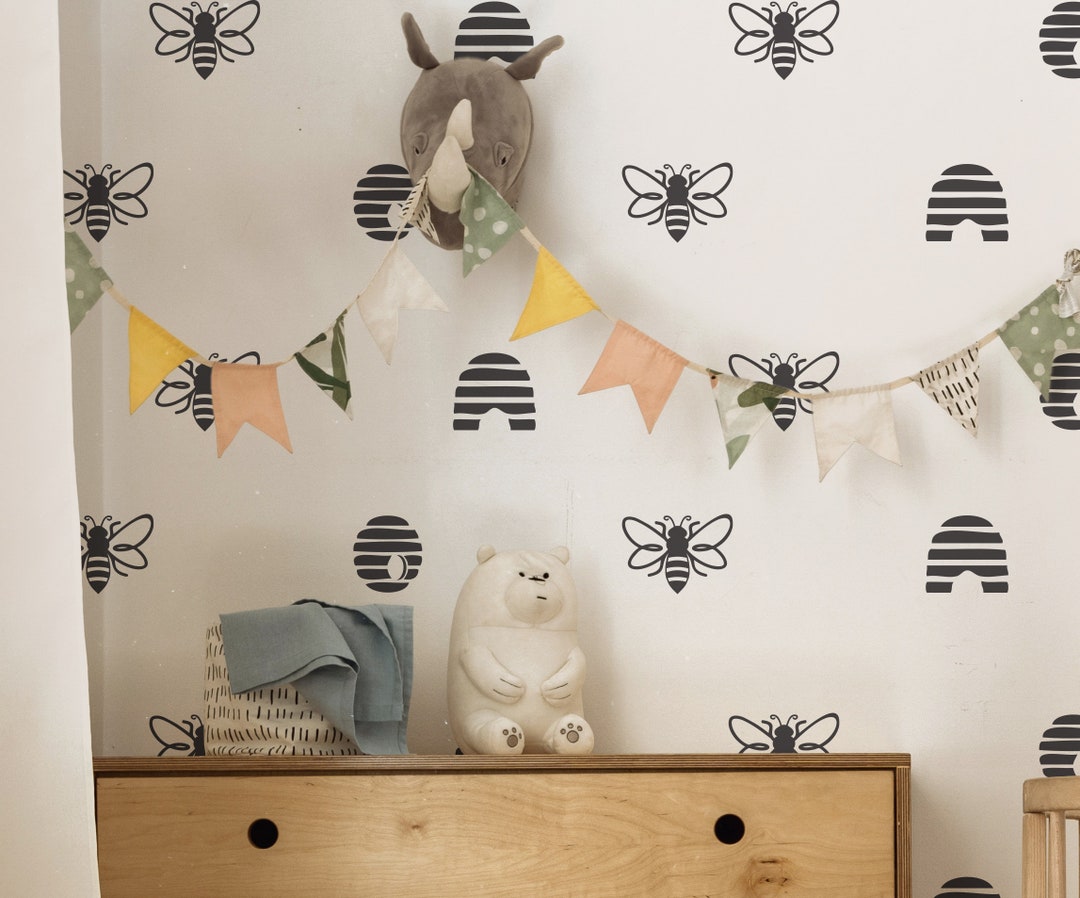 Save the Bees Wall Decals | Bee Hive Wall Decals | Bees Wall Decals ...
