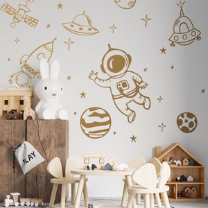 Out of This World Wall Decal Sticker Set | Space Objects Removable Wall ...