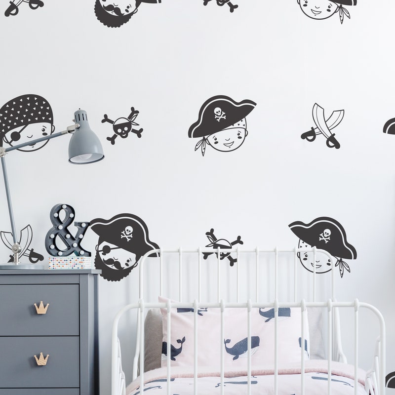Pirate Wall Decals - Etsy