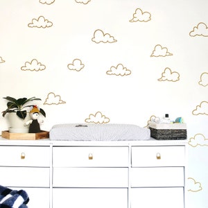 Fluffy Cloud Wall Decal Dorm Decor Cloud Wall Decals His and Hers ...