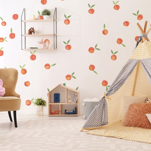 Peaches Wall Decals Urbanwalls - Etsy
