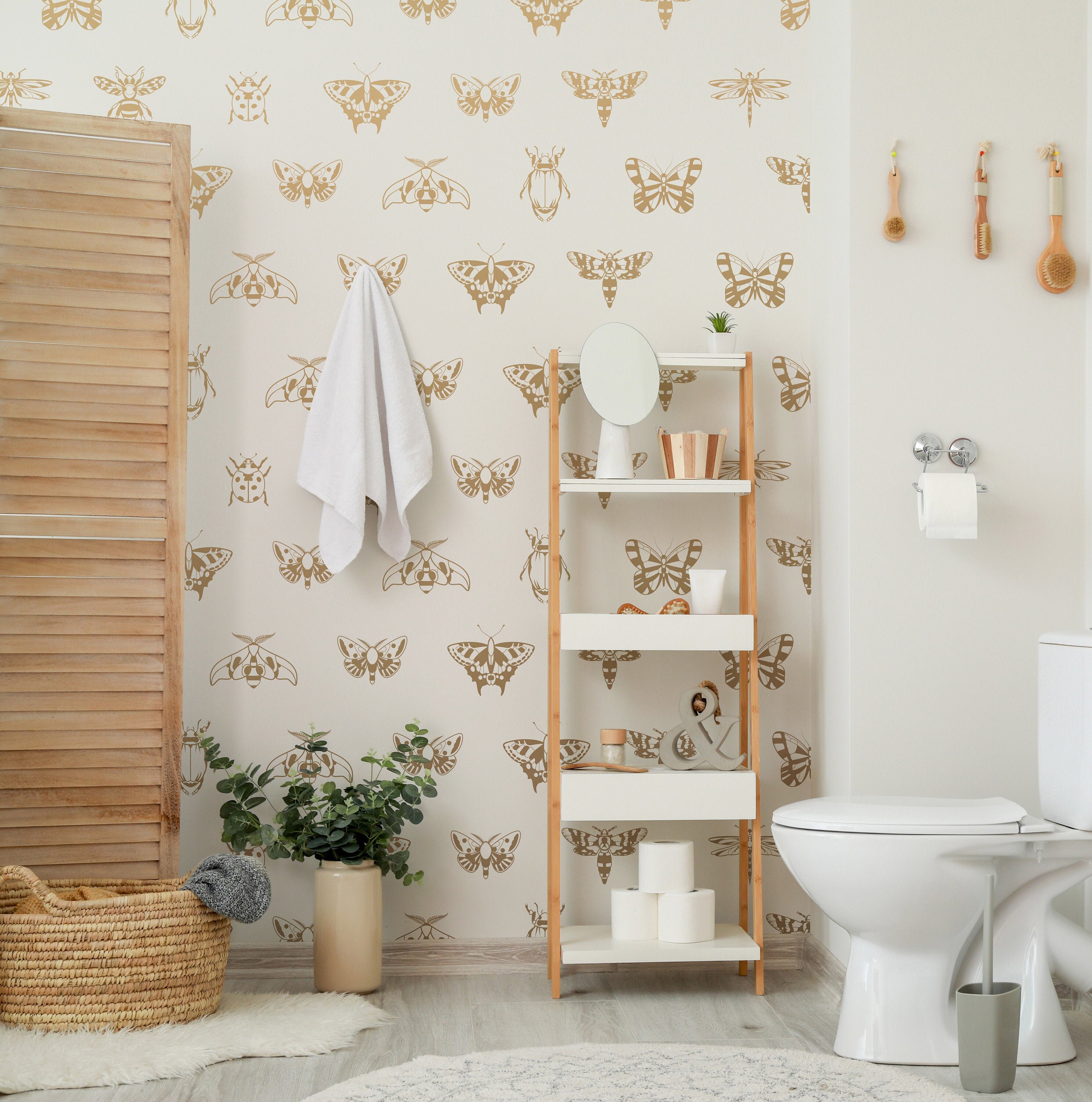 Insects Wall Decals Stickers Butterfly Bee Beetle Dragonfly - Etsy